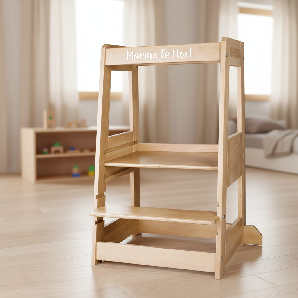 Lernturm für Geschwister Felix - Learning tower - natur | tiSsi® by Sc